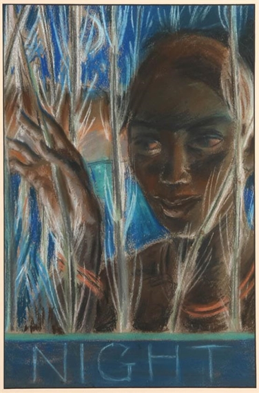 James A. Porter | Pair of Works: Day and Night (Circa 1937) | MutualArt