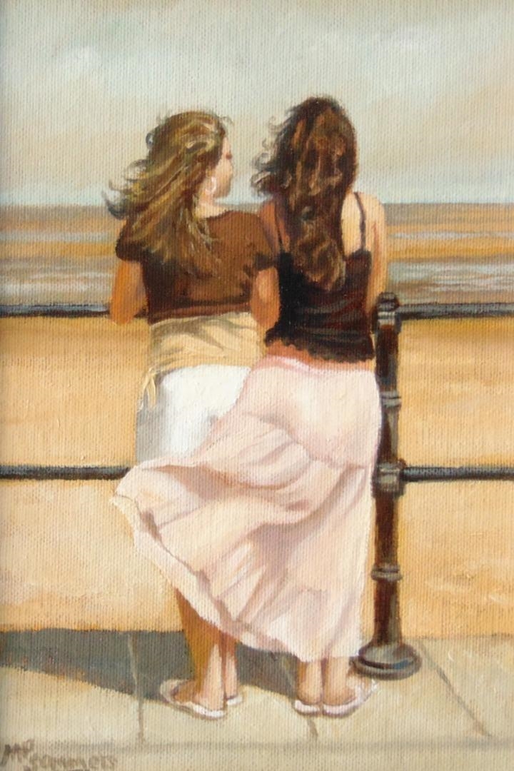 Michael Pirrett Sommers | Overlooking a beach on a windy summer day ...