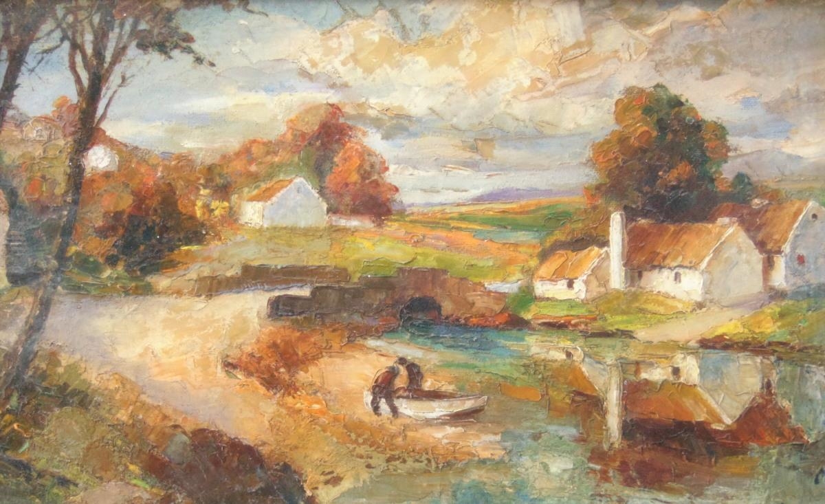 William Ray | River landscape | MutualArt