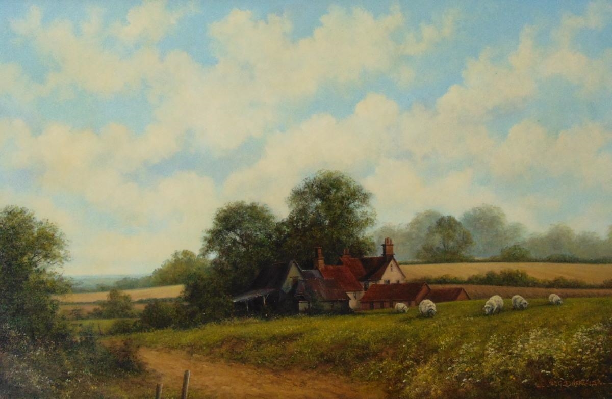 Peter Duffield | Country landscape (1991) | MutualArt