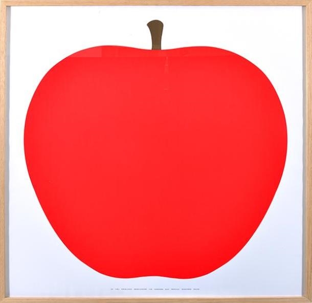 Enzo Mari | LA MELA (APPLE SCREEN PRINT) (1963) | MutualArt