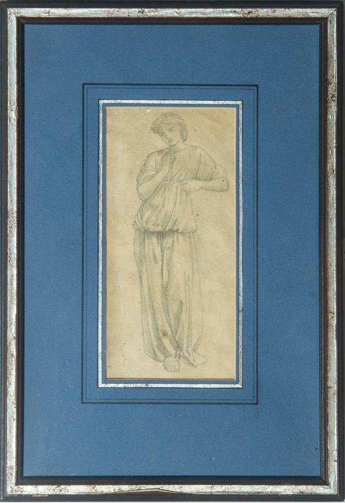 Charles Fairfax Murray | FULL LENGTH FEMALE FIGURE STUDY | MutualArt
