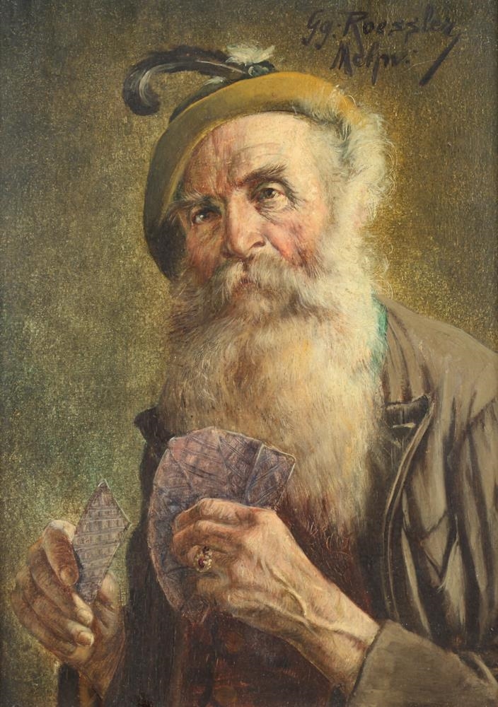 Georg Roessler | THE CARD SHARK | MutualArt