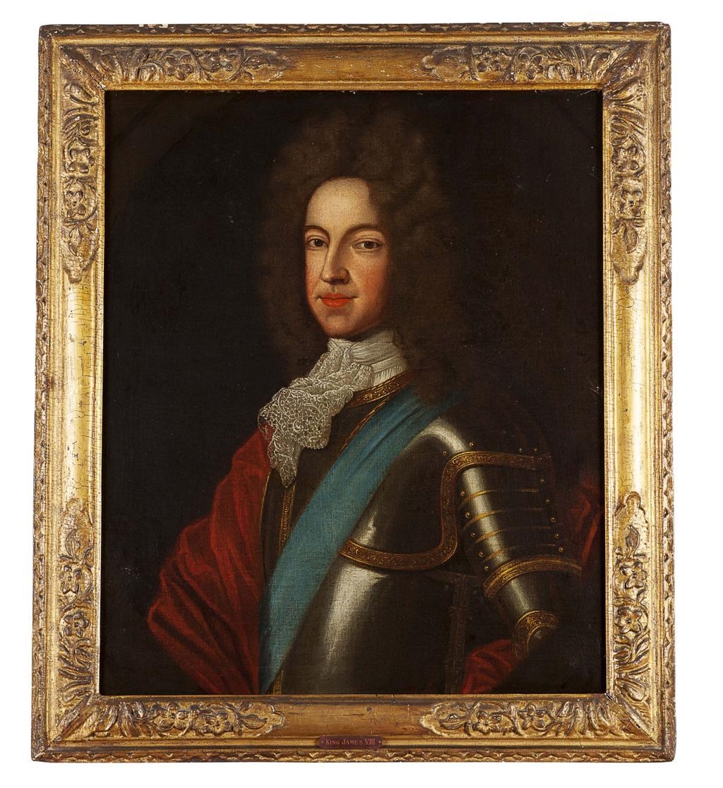 Alexis Simon Belle | Portrait of King James VIII and III | MutualArt