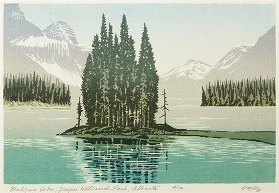 George Weber | Maligne Lake, Jasper National Park, Alberta (1984 ...