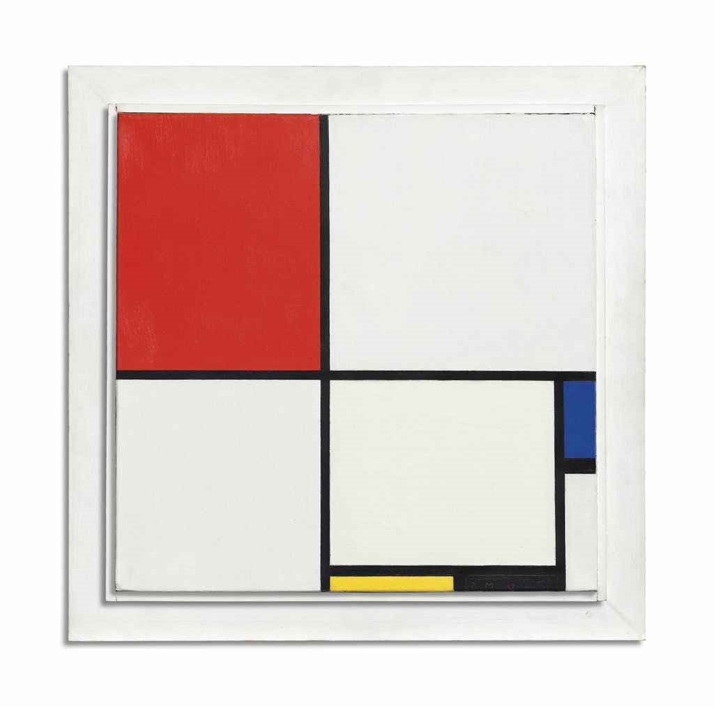 Piet Mondrian | Composition No. II with Blue and Yellow (1930) | MutualArt