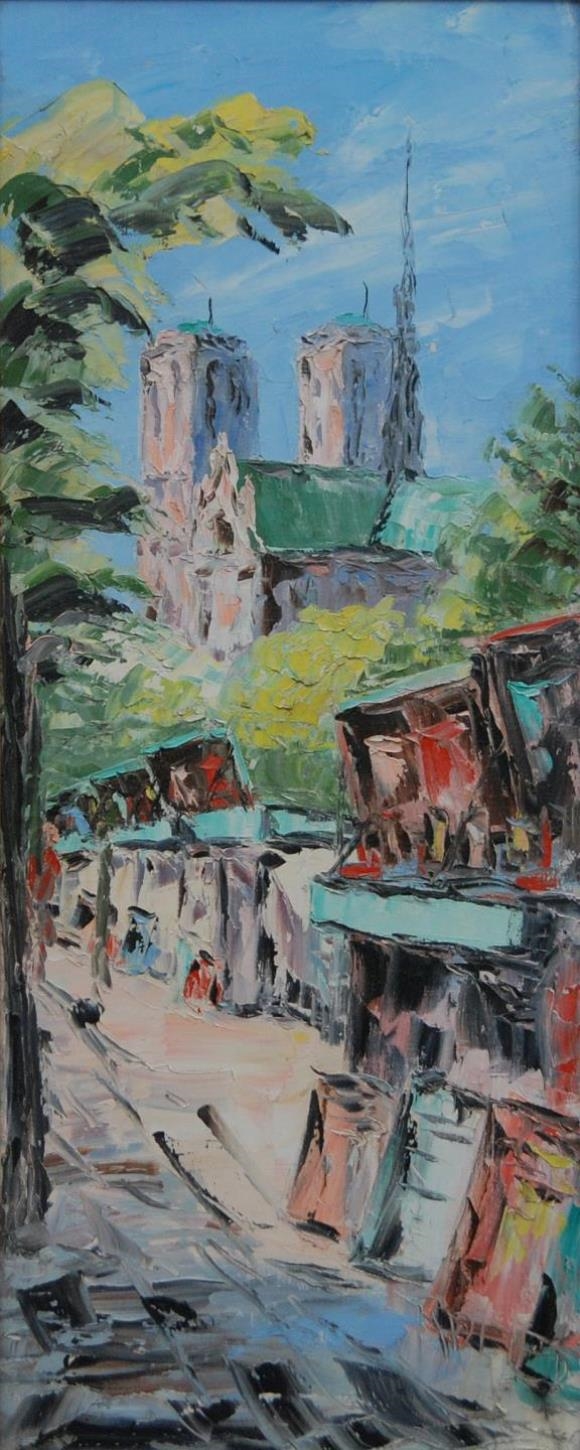 Fred Roner | Street scene | MutualArt