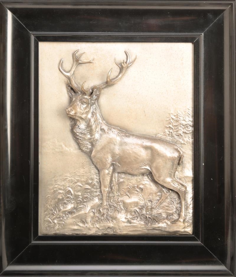 Fritz Diller | Stag in Landscape | MutualArt