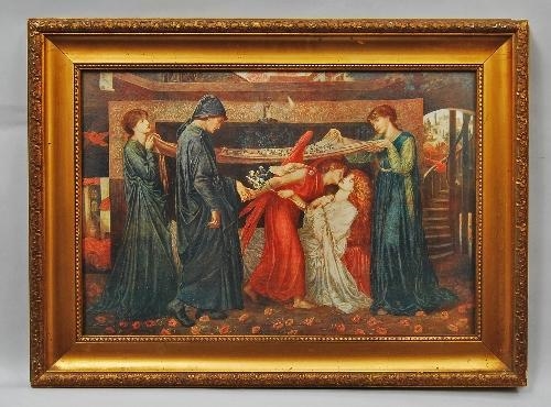 Dante Gabriel Rossetti | Dante's Dream | MutualArt