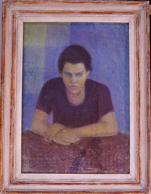 Madeleine Rampling | Portrait of a boy seated half-length at a table ...