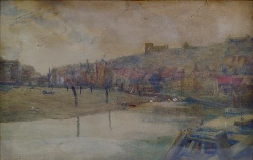 Walter Emsley | The Old Harbour, Peel | MutualArt