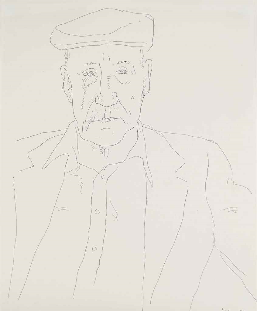 David Hockney | Roland Petit (1975) | MutualArt