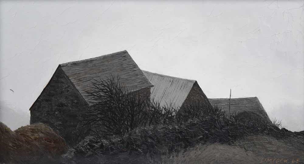 Jack Simcock | Buildings and a wall | MutualArt