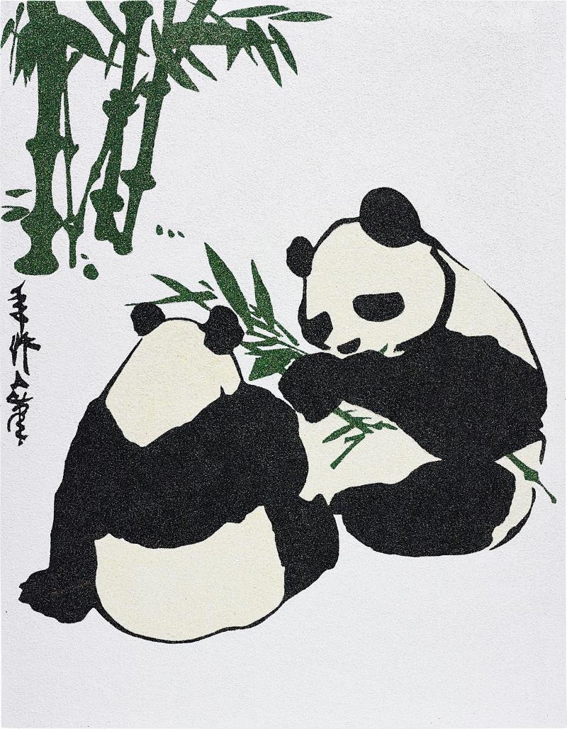 Rob Pruitt | Power of the Panda (Ancient Chinese Panda) (2000) | MutualArt