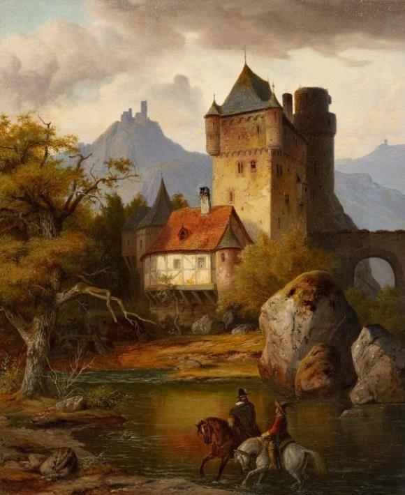Heinrich Franz Gaudenz von Rustige | Castles alongside the Rhine ...