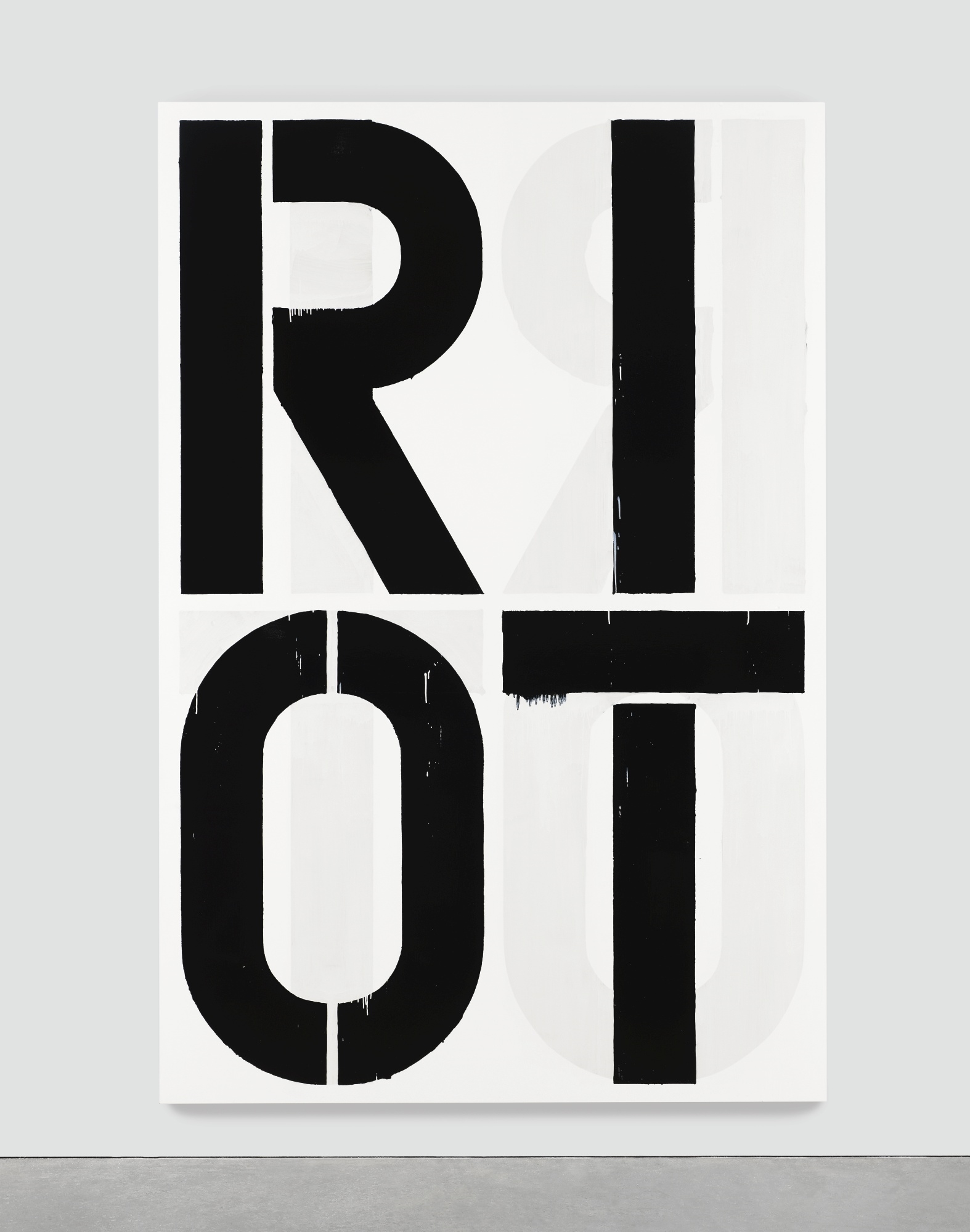 Christopher Wool | UNTITLED (RIOT) (1990) | MutualArt