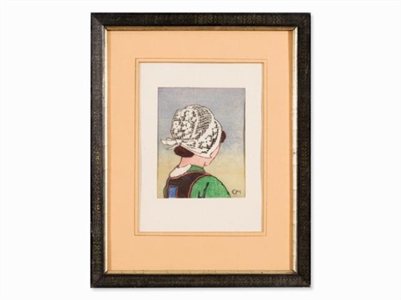 Carl Moser | Breton Child (1904) | MutualArt