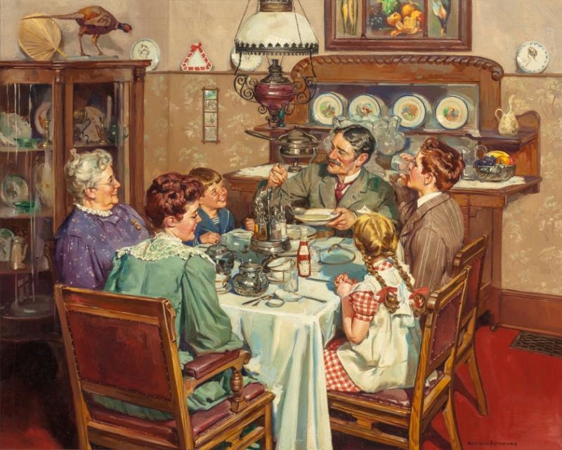 Harold Anderson | A Good Table is an American Tradition, Ladies Home ...