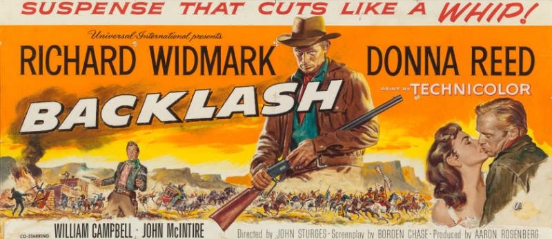 Reynold Brown | Backlash, Movie Poster (1956) | MutualArt