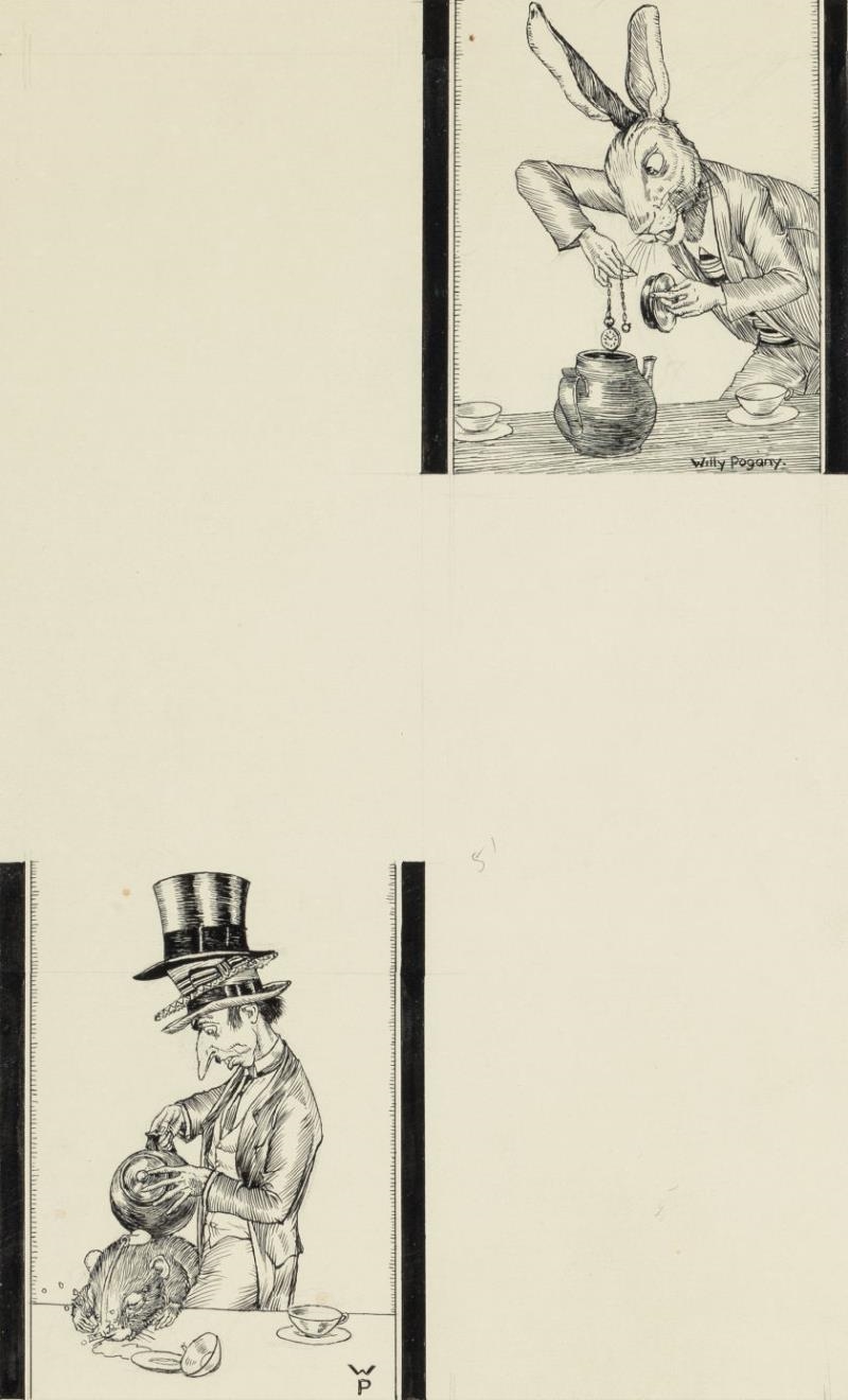 Willy Pogany | A Mad Tea-Party, Alice's Adventures in Wonderland ...
