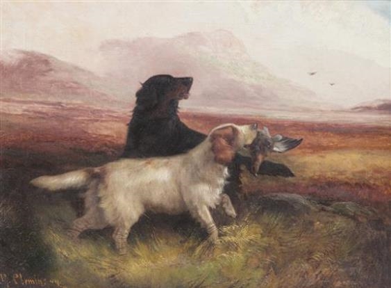 Robert Cleminson | Dogs Hunting | MutualArt