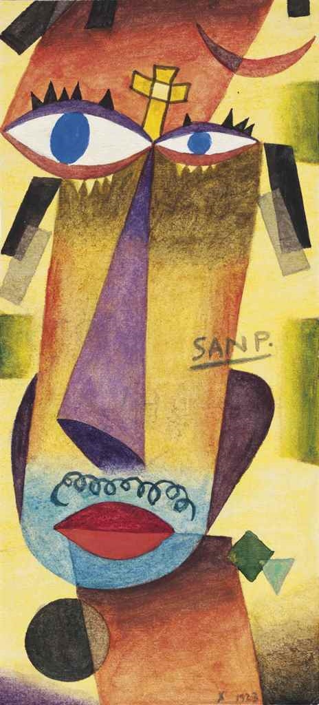 Alejandro Xul Solar | Sol Herido (Circa 1922) | MutualArt