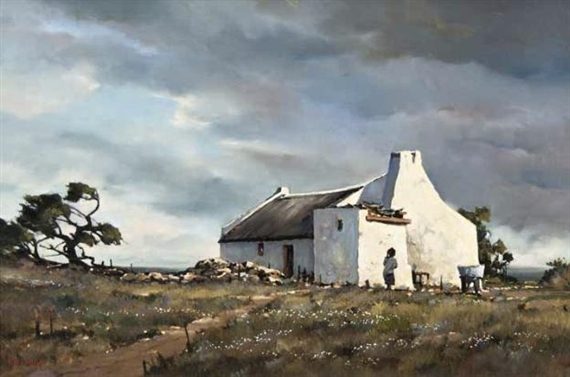 Dale Elliott | A COTTAGE WITHIN A RURAL LANDSCAPE | MutualArt