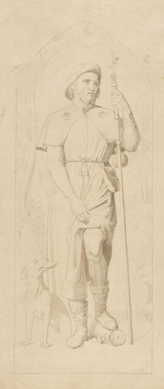 Nazarene School, 19th Century | Der Heilige Rochus von Montpellier ...