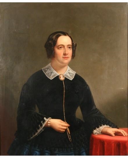 Frederick R. Spencer | Portrait of Frances Pierpont Raymond Hunt (1817 ...