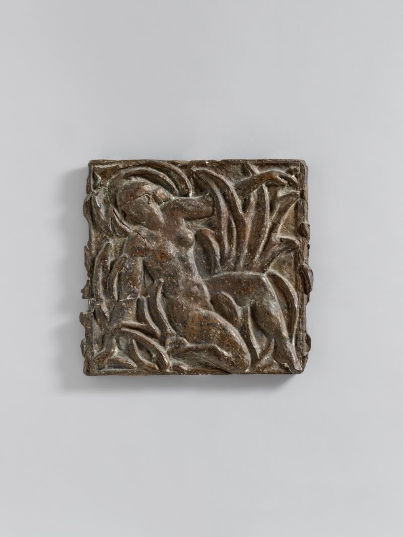 Karl Albiker | Kniende in Blattwerk (1913 - 1914) | MutualArt