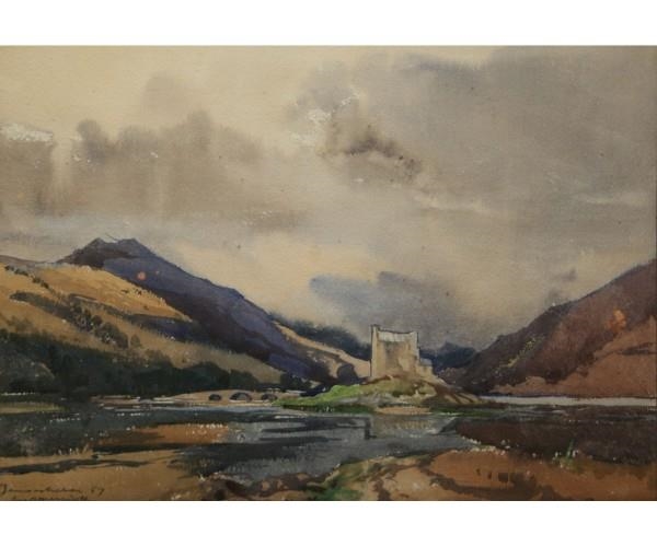 Jack Merriott | Demonstration 57 - View of Eilean Donan Castle | MutualArt