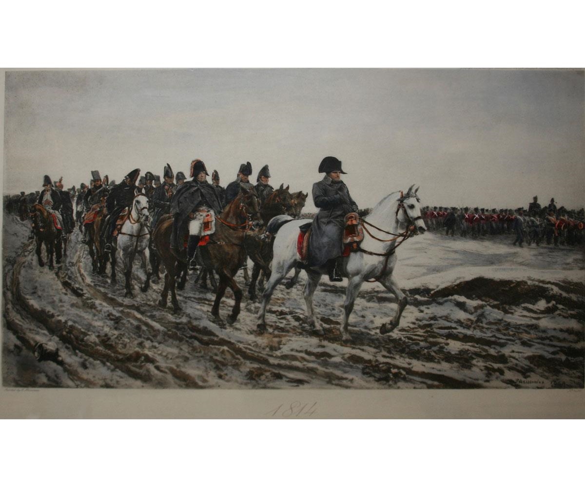 E. Meissonnier | Napoleon Leading the Troops (1814) | MutualArt
