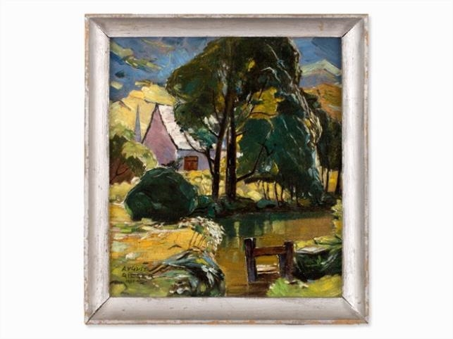 August Rieger | Landscape (1935) | MutualArt