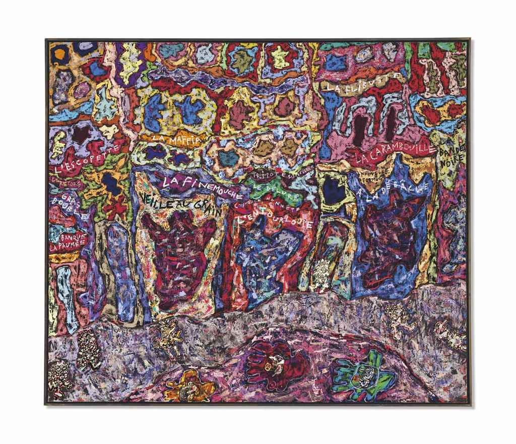 Jean Dubuffet | Paris Montparnasse (1961) | MutualArt