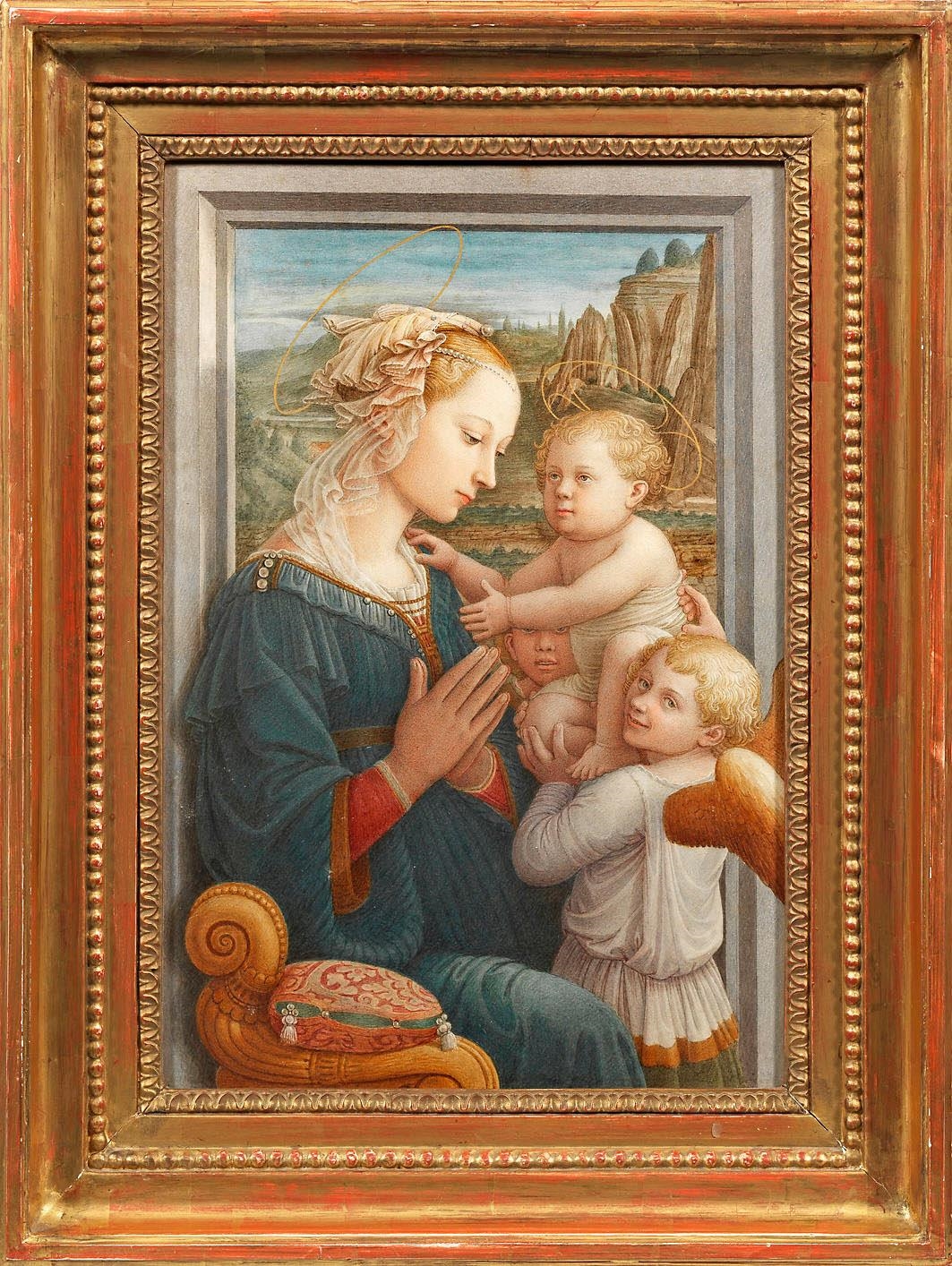 Fra Filippo Lippi Madonna And Child With Two Angels