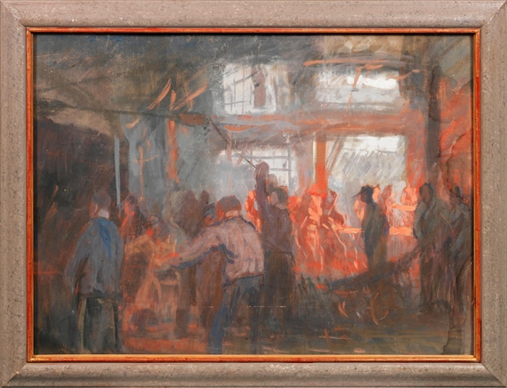 Carlos Grethe | Melting furnace at Krupp | MutualArt