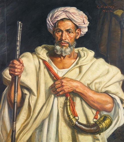 Louis John Endres | LE FIER GUERRIER THE PROUD WARRIOR | MutualArt