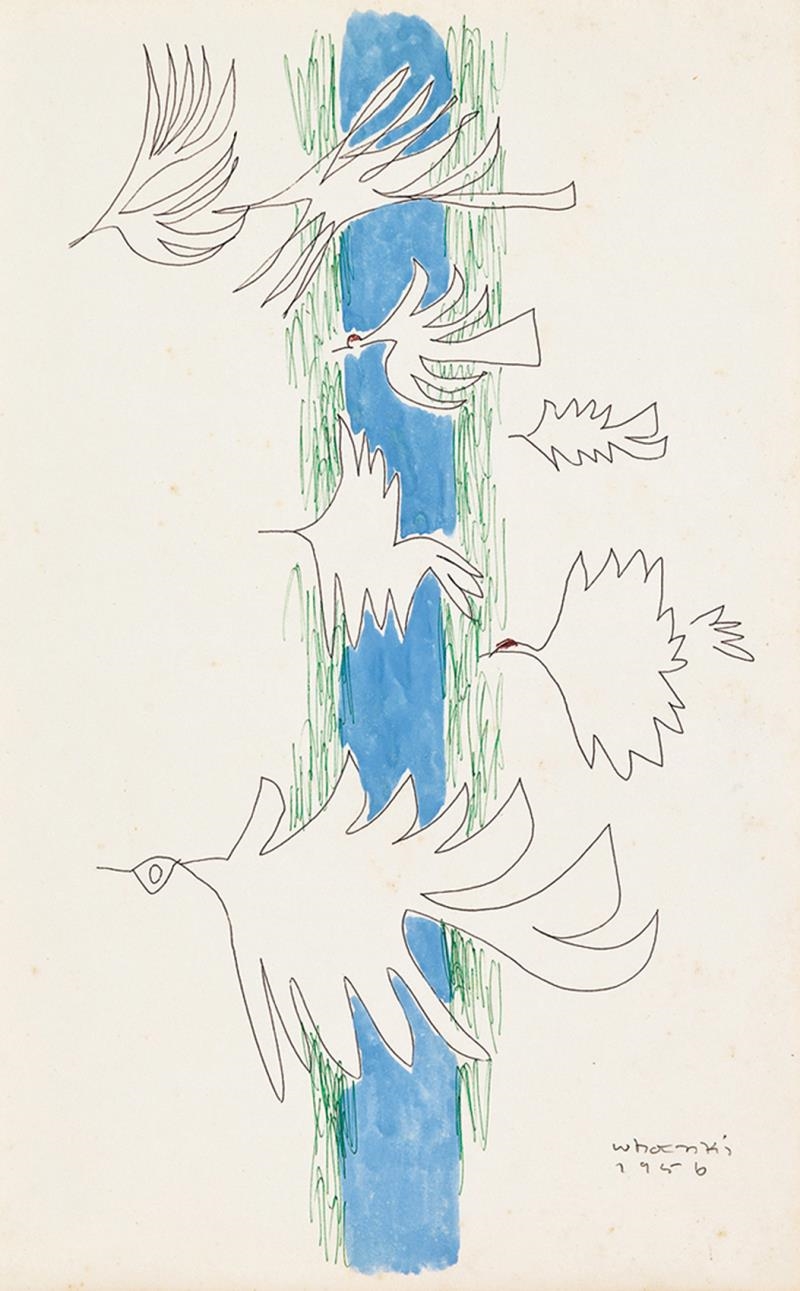 Kim Whanki | Dawn #3 (1964 - 1965) | MutualArt