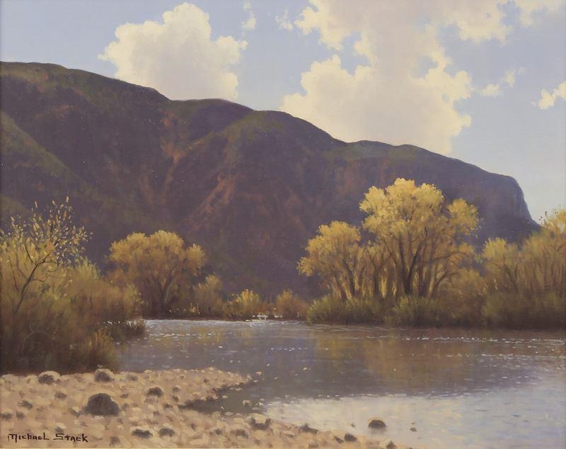 Michael Stack | Autumn on the Rio Grande (2003) | MutualArt