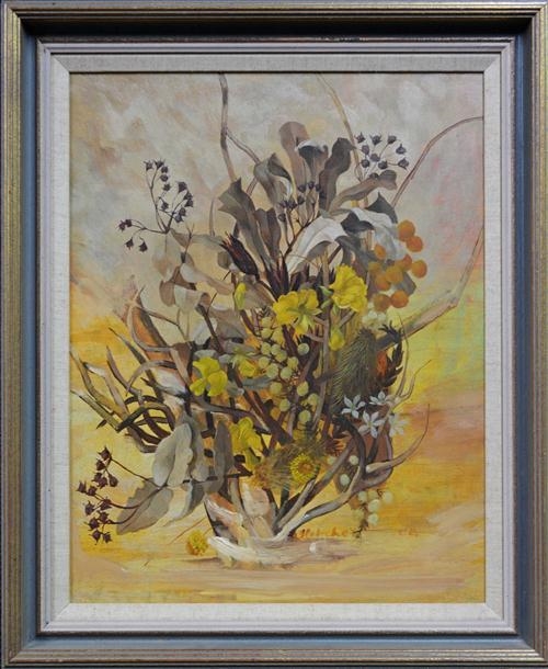William Fletcher | Still Life - Gompholobium and the Wattle | MutualArt