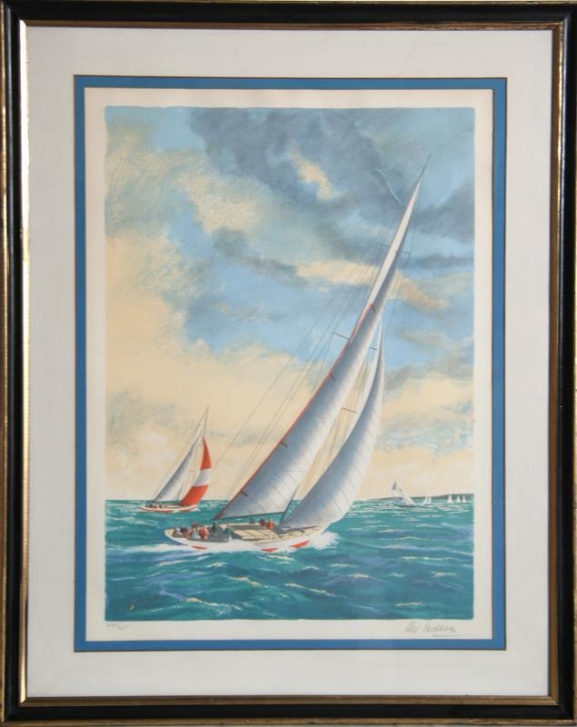 Alex Packham | Untitled (Sailboat) (Circa 1970) | MutualArt