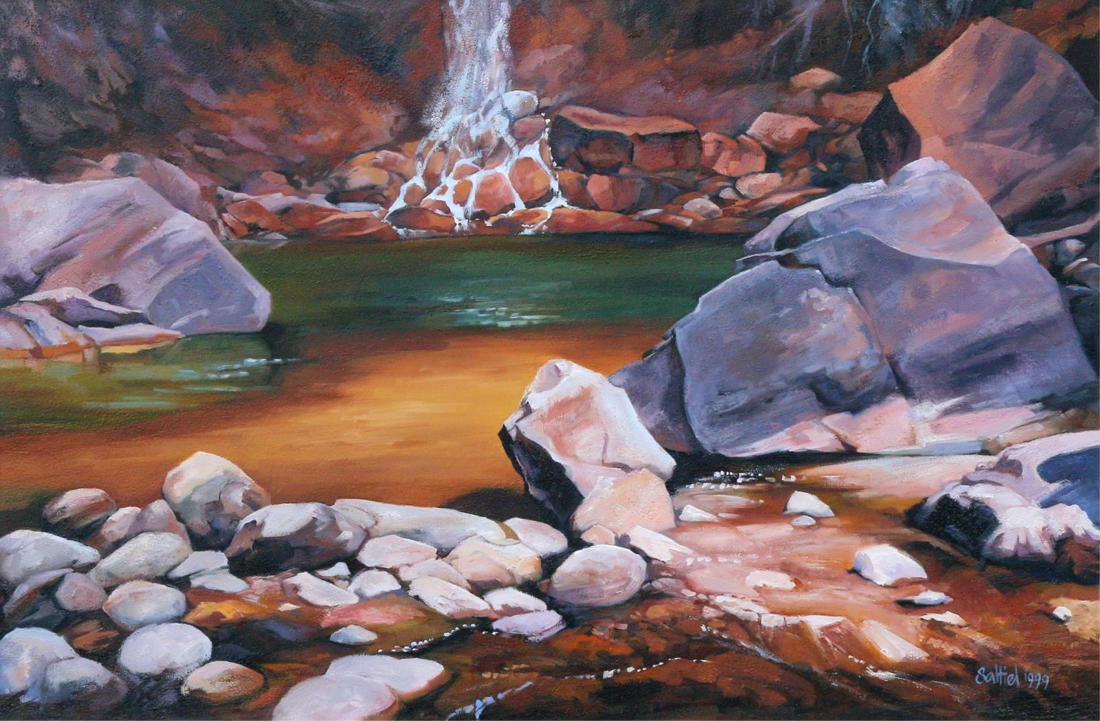 Alice Saltiel-Marshall | Emerald pool, zion national park, utah (1999 ...