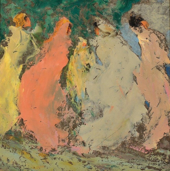 William Baxter Closson | Five Ladies | MutualArt
