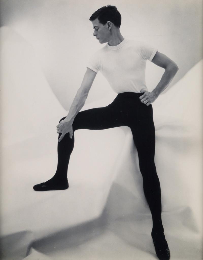 George Platt Lynes | Untitled (nude vertical) (Circa 1945) | MutualArt