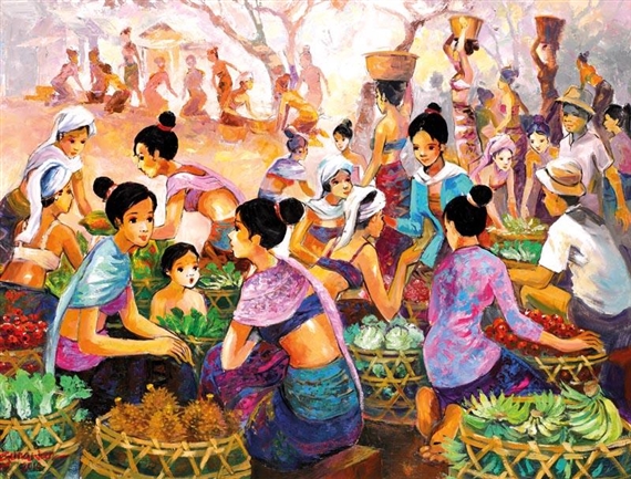 Gunawan Bagea | Pasar Bali (2014) | MutualArt