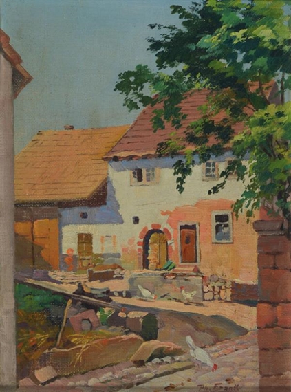 Philipp Frank | Looking at a farm | MutualArt