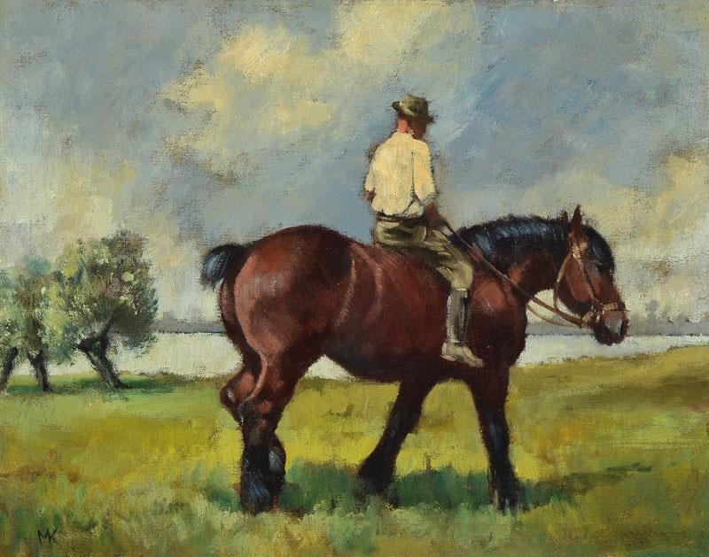 Max Krombach | Pupil of Zügel, horseand rider | MutualArt