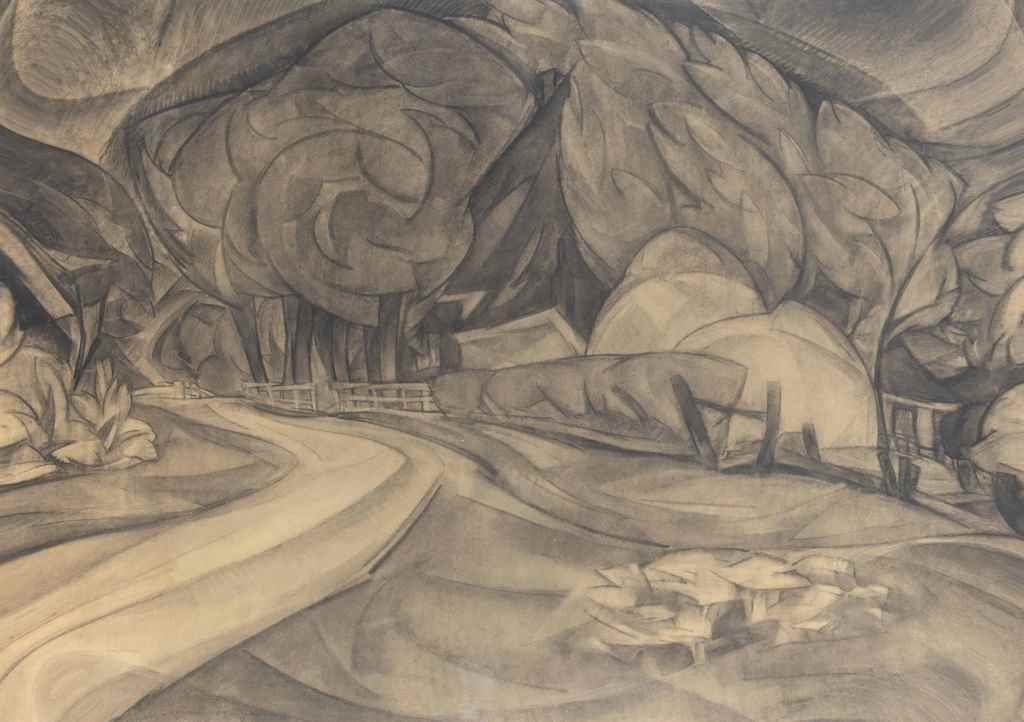 Leo Gestel | A portrait of An Overtoom (1910) | MutualArt