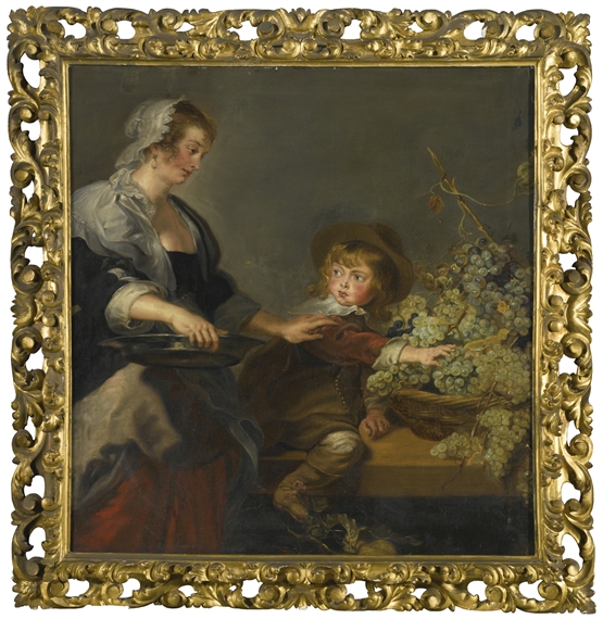 Peter Paul Rubens | A KITCHEN INTERIOR WITH A MAID AND YOUNG BOY ...