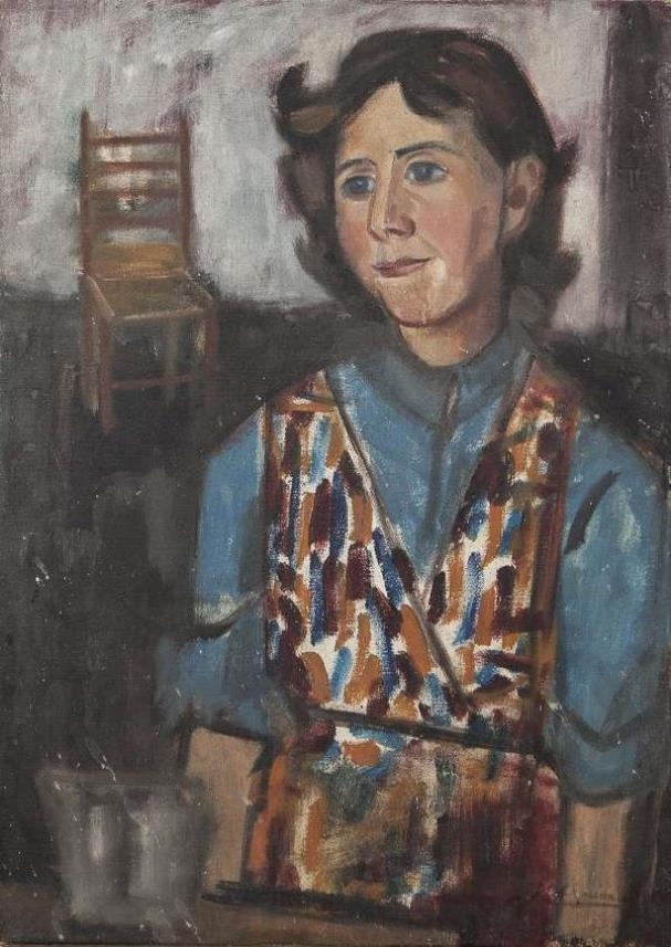Norah McGuinness | Portrait of Annie Butler (Circa 1958) | MutualArt